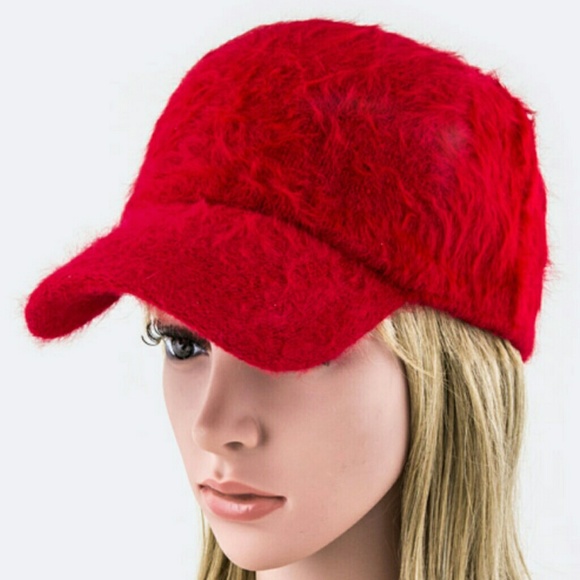 Accessories | Angora Hair Solid Cap | Poshmark